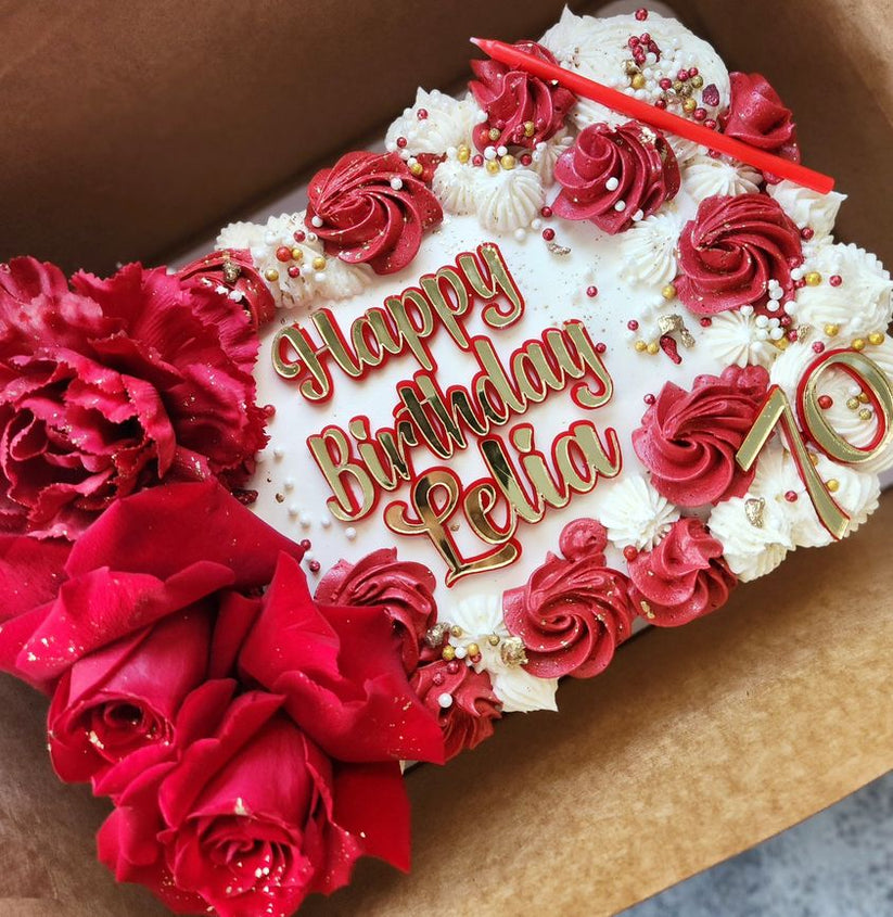 Elegant Celebration Sheet Cake – A Luxurious Touch for Every Occasion ...